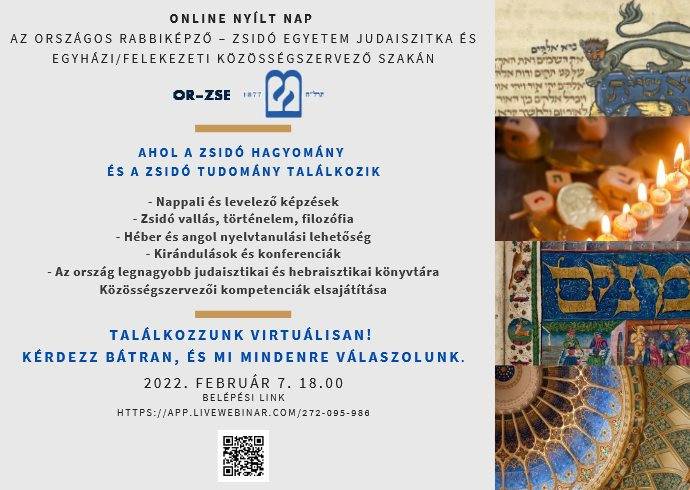 Ahol a zsidó hagyomány és a zsidó tudomány találkozik – online nyílt ... Ahol a zsidó hagyomány és a zsidó tudomány találkozik – online nyílt ...